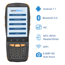 ED-60S Wireless PDA with Inbuilt Barcode Scanner – EPOS Direct