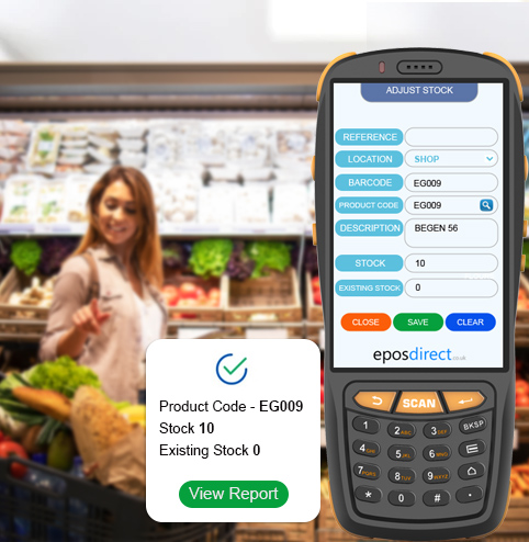 ED-60S Wireless PDA with Inbuilt Barcode Scanner – EPOS Direct